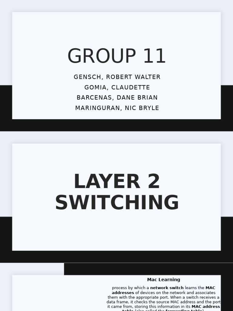 Layer-2-Switching | PDF | Computer Network | Network Switch Layer-2-Switching | PDF | Computer Network | Network Switch