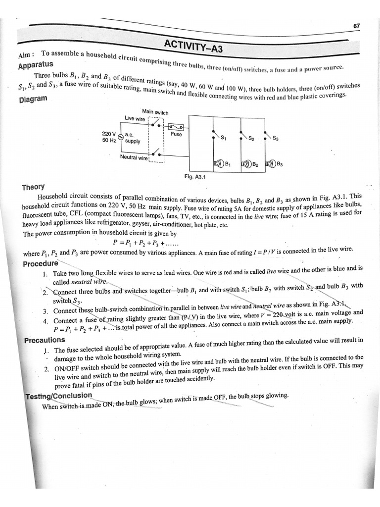 Activity Class 12th Physics | PDF