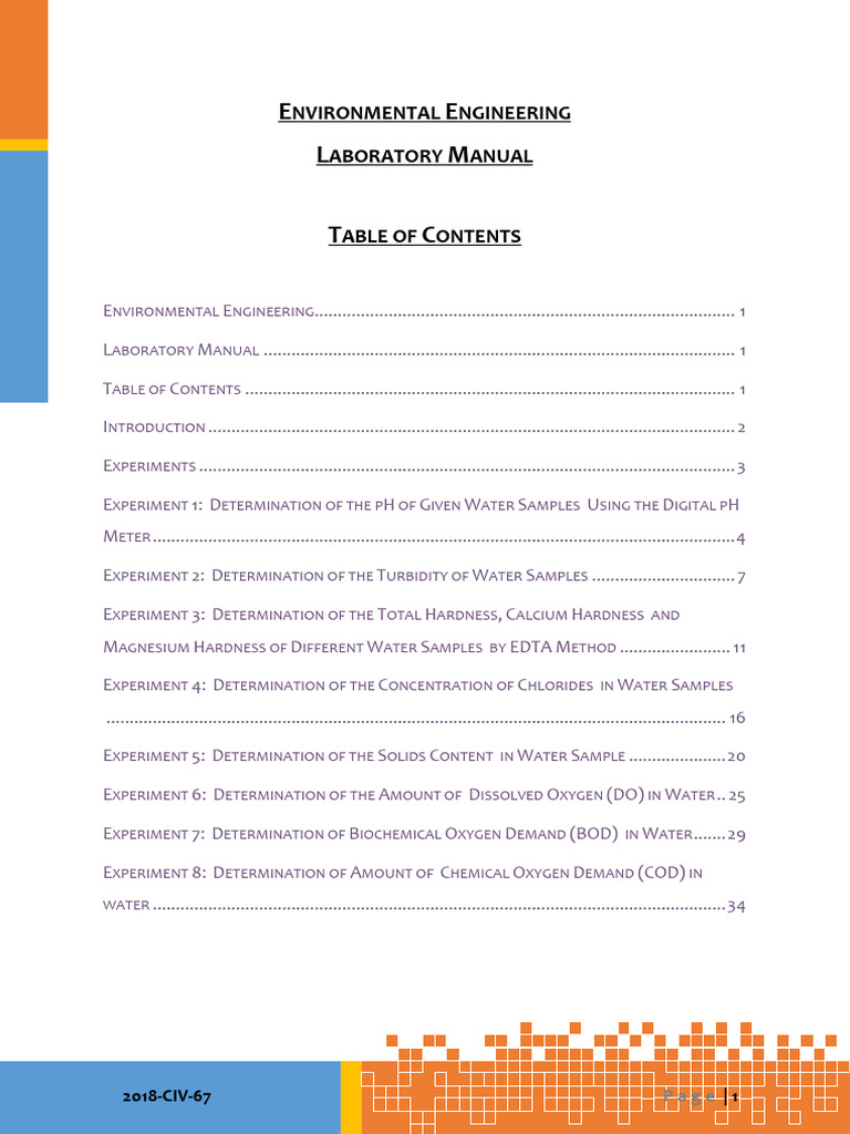 13. EE Lab Manual | PDF | Ph | Environmental Engineering