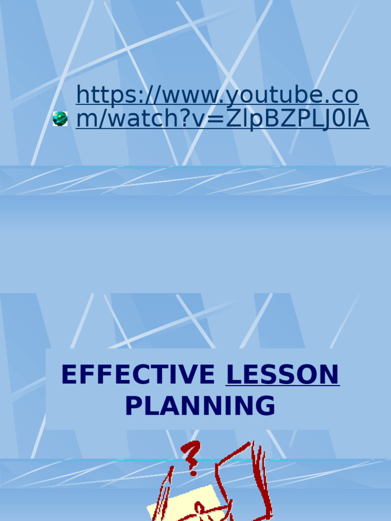 Effective Lesson Planning | PDF | Lesson Plan | Learning