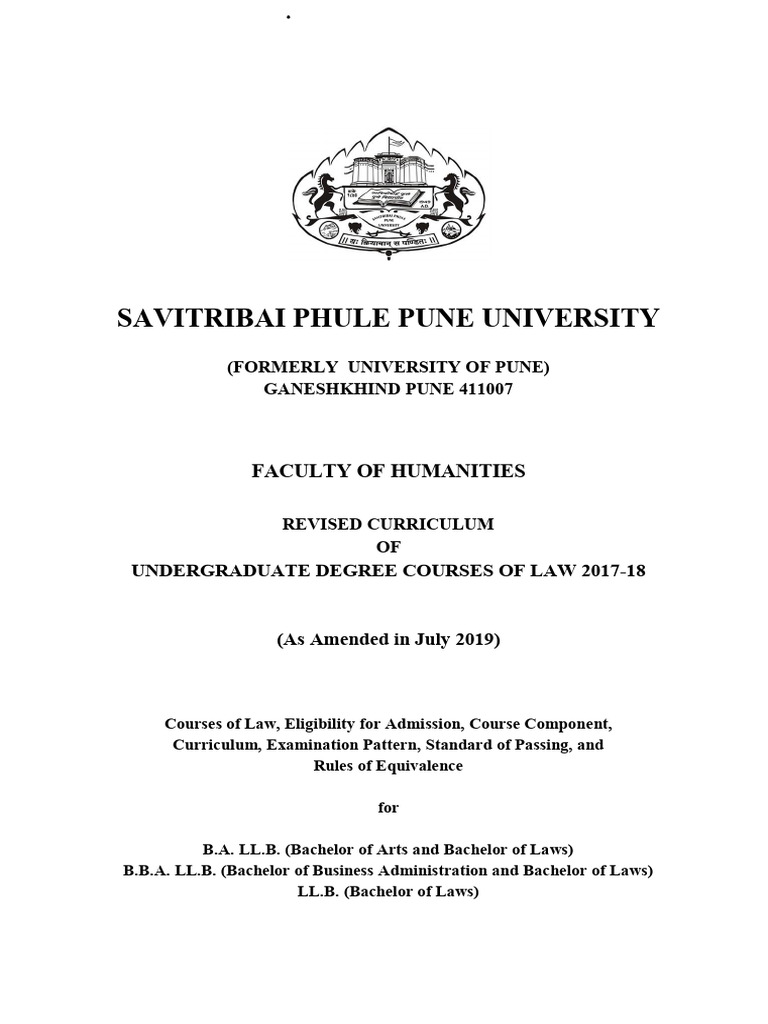 LLB Syllabus | PDF | University And College Admission | Thesis