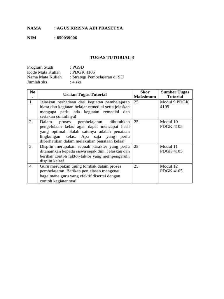 Sesi 7 TUGAS TUTORIAL 3 | PDF