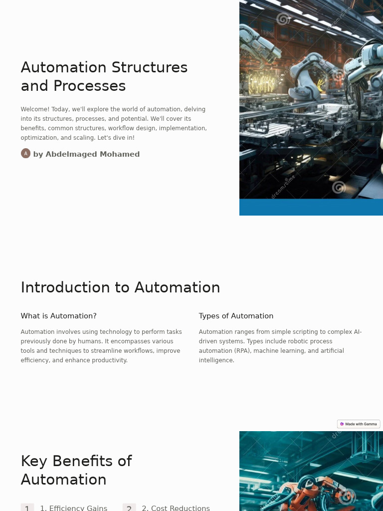 Automation Structures and Processes | PDF | Automation | Machine Learning