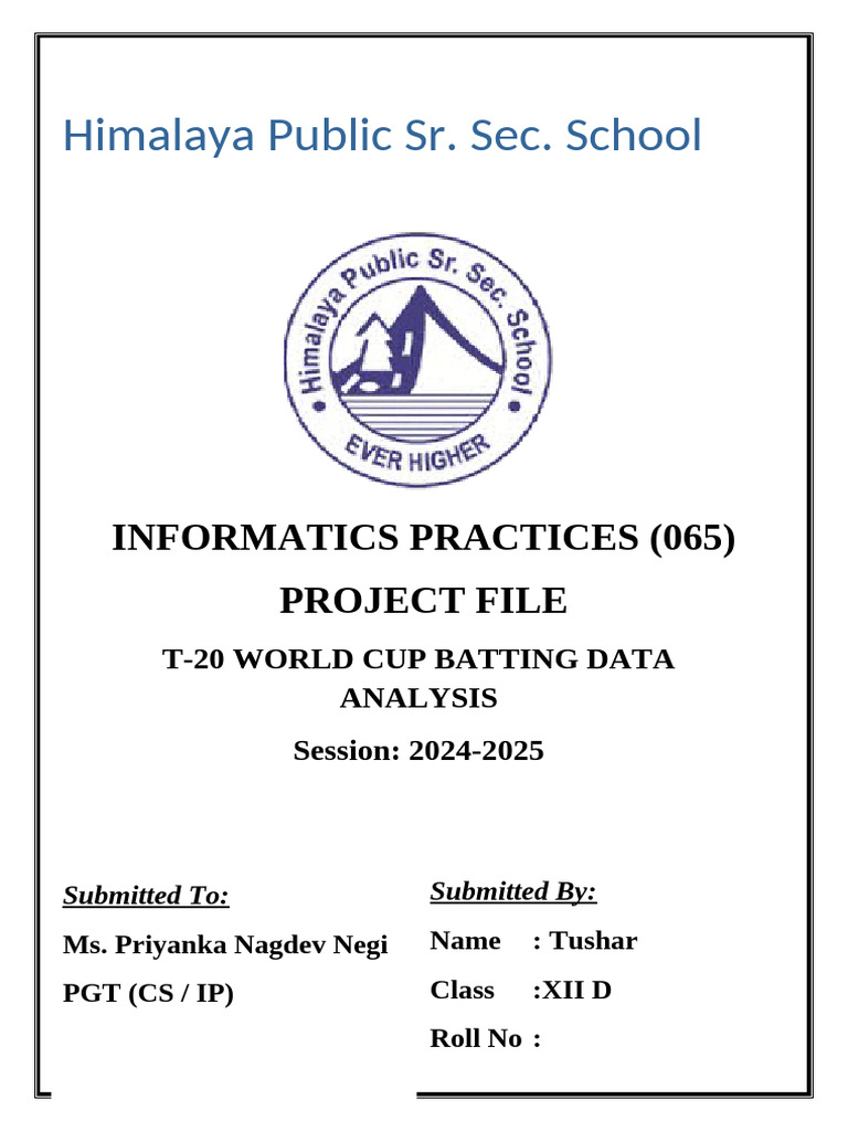 IP Front Pages and Biblo | PDF