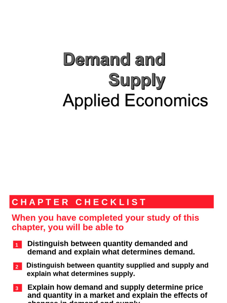 Demand Supply | PDF | Economic Equilibrium | Supply (Economics)