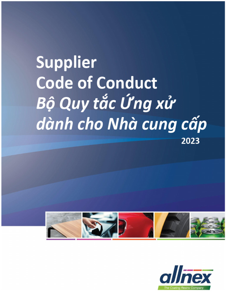 Allnex Supplier Code of Conduct - Final VN | PDF