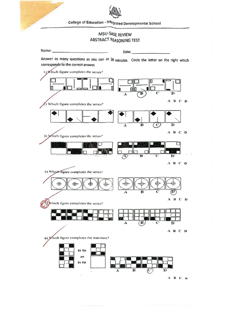 Abstract Reasoning Reviewer Sase | PDF