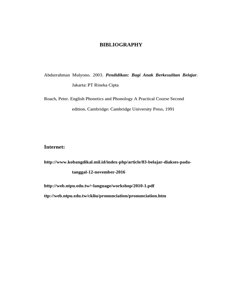 Bibliography | PDF