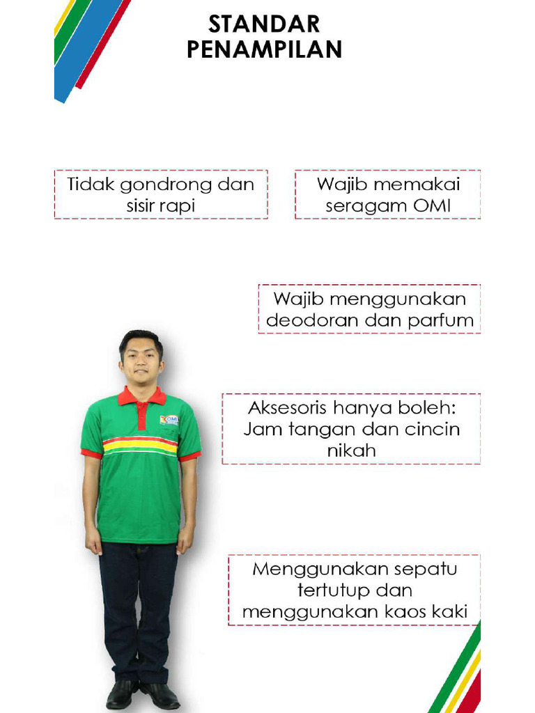 Standar Penampilan Karyawan Toko Omi (Laki-Laki) | PDF