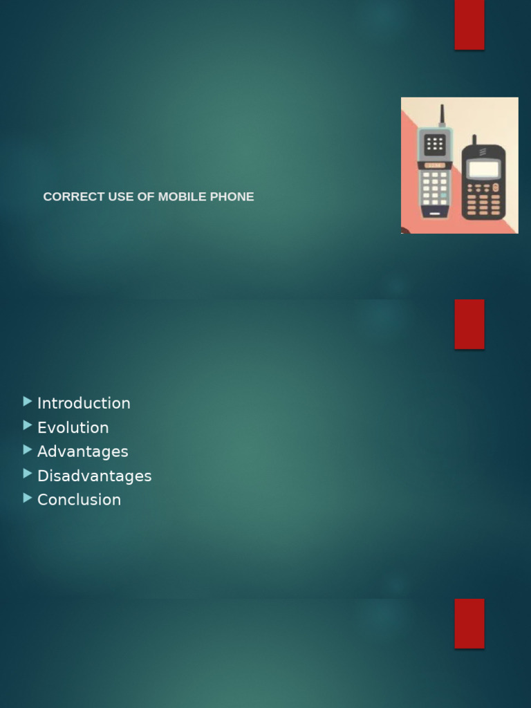 Correct Use of Mobile Phone | PDF