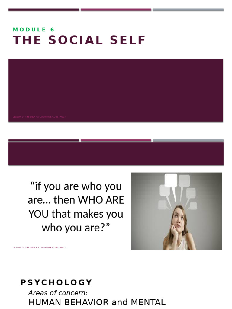 Module 6 the Social Emotional Self | PDF | Self Concept | Self Esteem