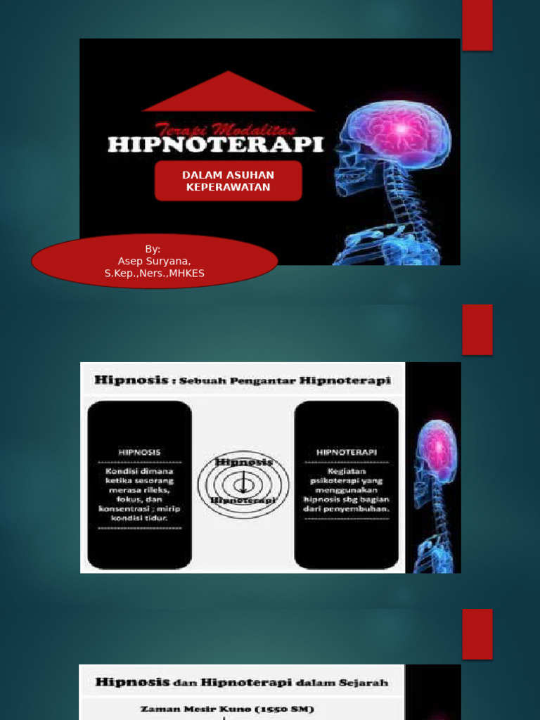 Hipnoterapi DLM Keperawatan | PDF