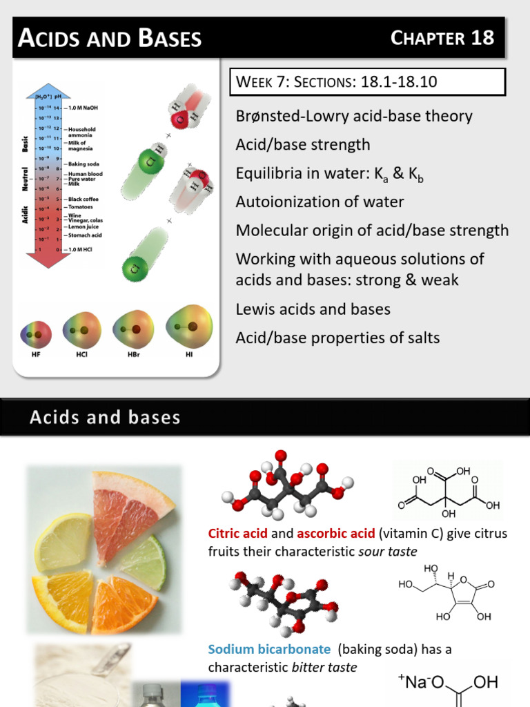 CHM135-7-CH18(AcidBase) Student SB-JD 2022 | PDF | Acid | Chemical Equilibrium