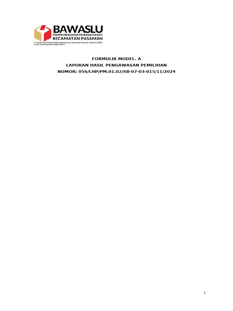 Form A Putung AGT 27 Nov 2024 | PDF