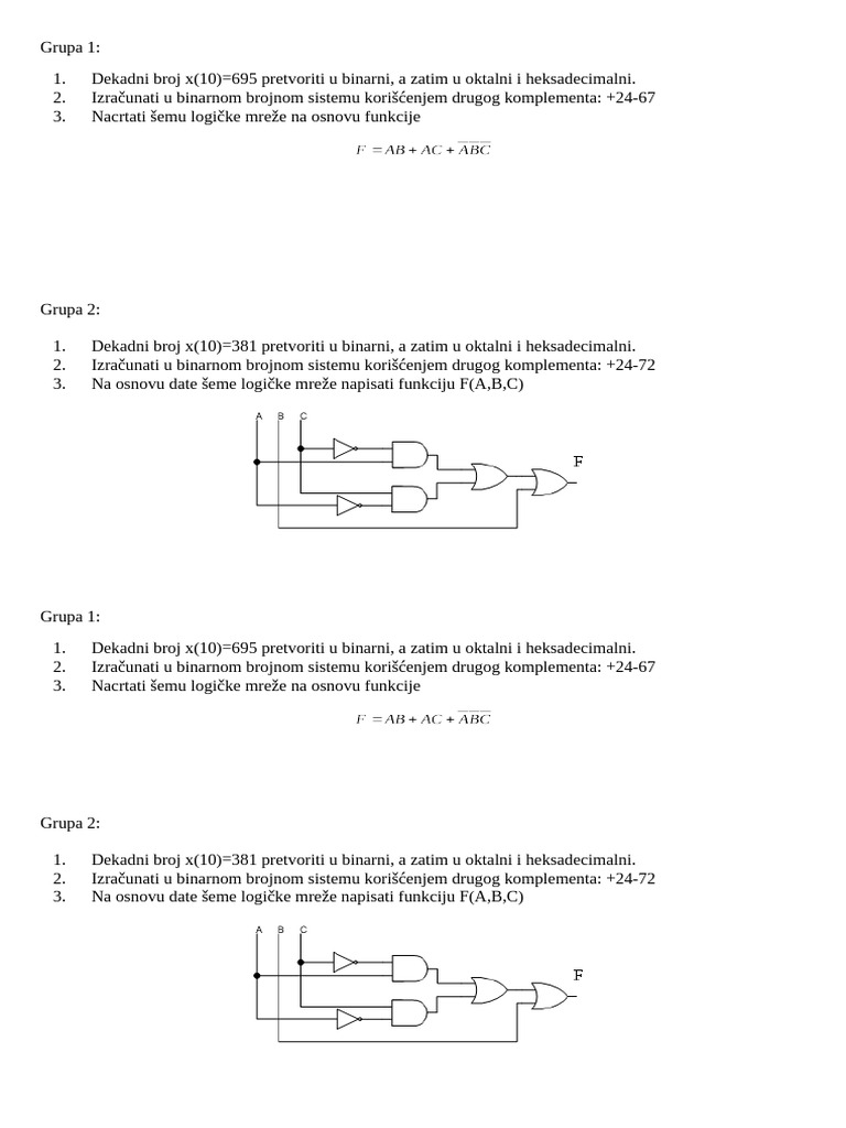 Kolokvijum 1 2015 2016 | PDF