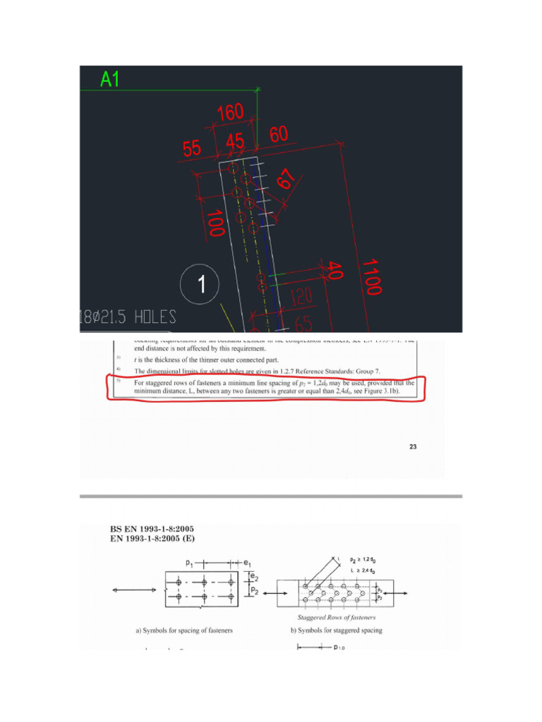 Stub bolt hole distance | PDF