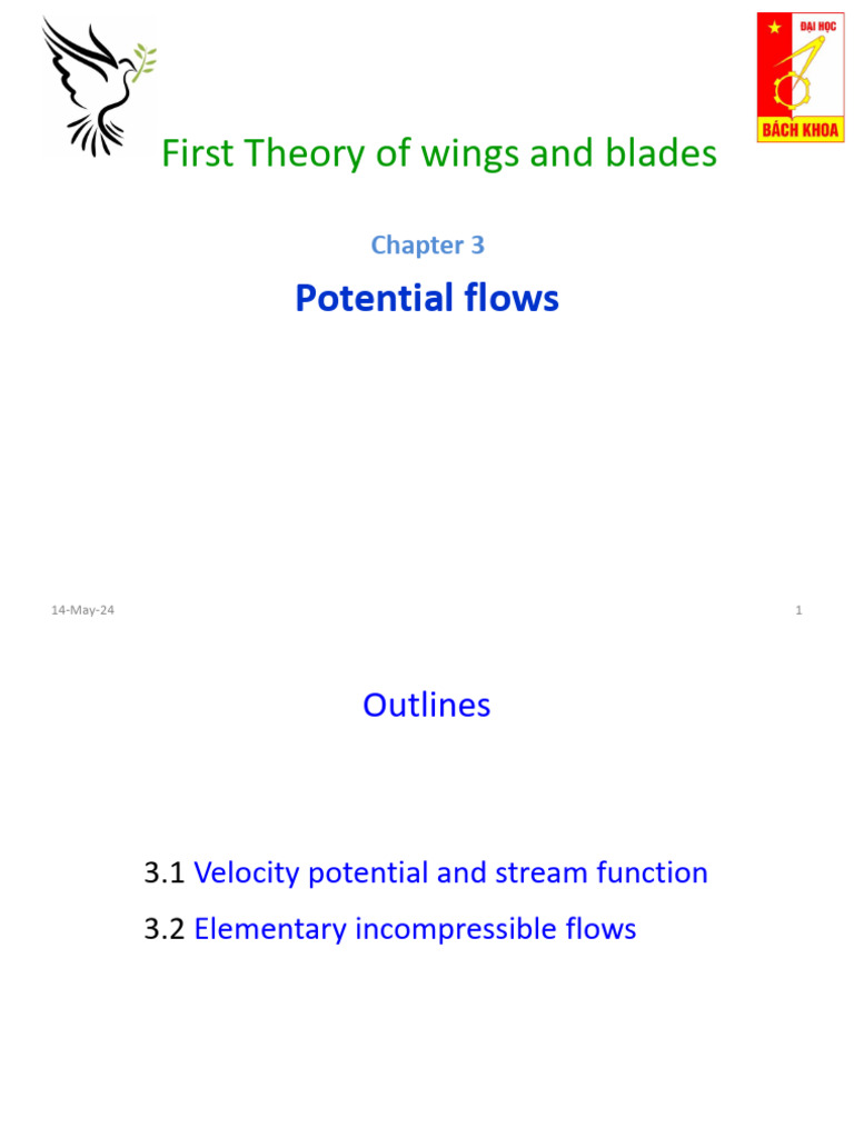 Chapter-03 Potential Flows | PDF | Physics | Dynamics (Mechanics)