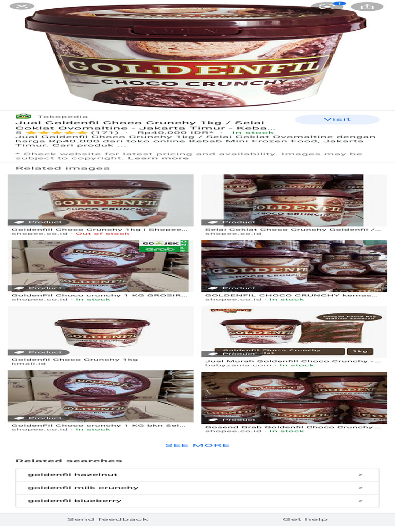 Buy Golden0l Choco Crunchy 1kg Online | PDF
