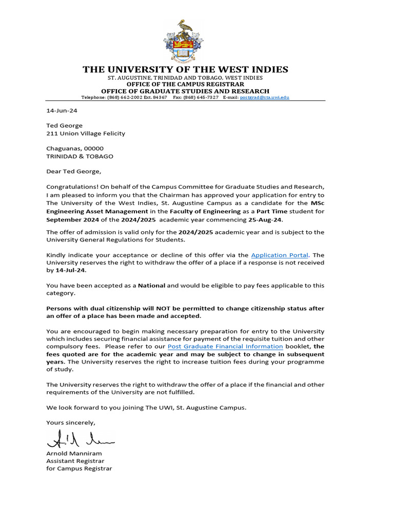 GR Offer Letter | PDF