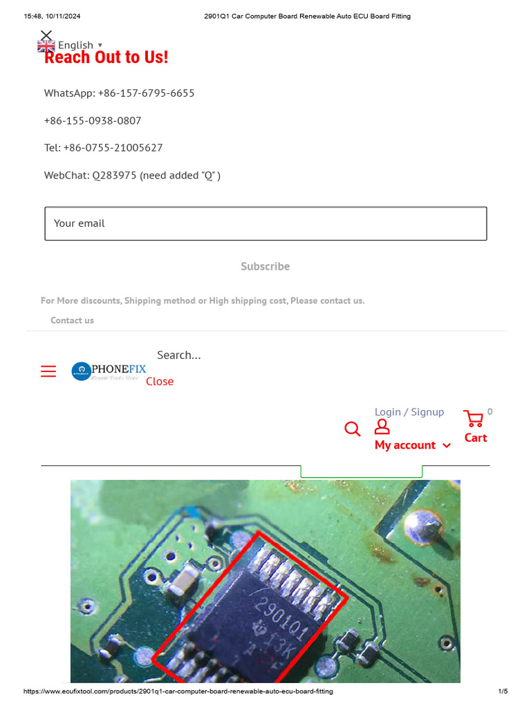 2901Q1 Auto ECU Board Replacement | PDF | Computing | Computer Engineering