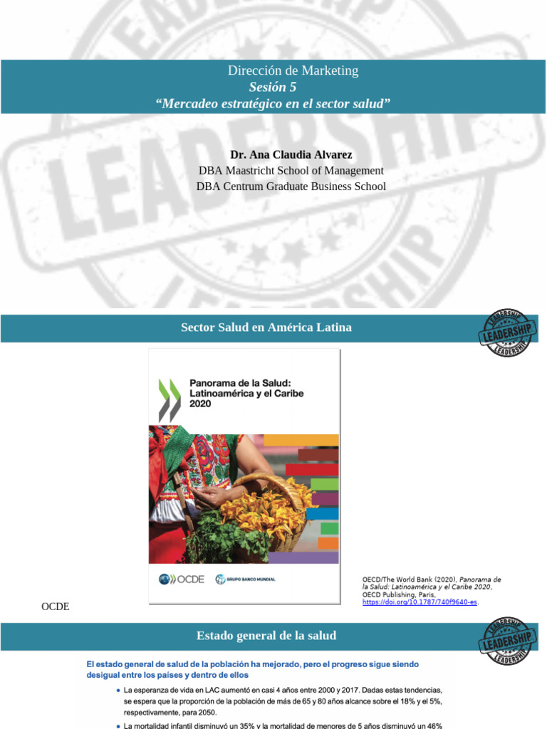 Caracterizacion Sector Salud | PDF | Marketing | America latina