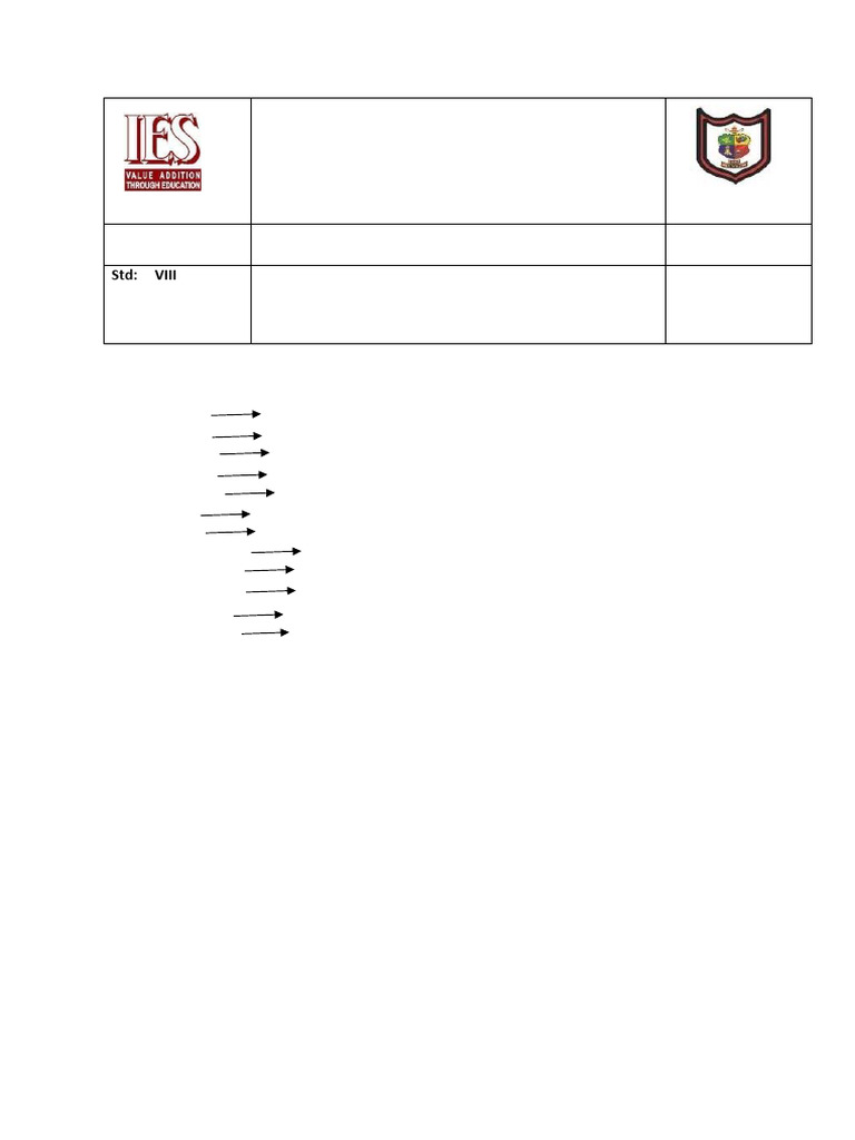 Chemistry Semester I Revision Sheet | PDF | Atoms | Ion