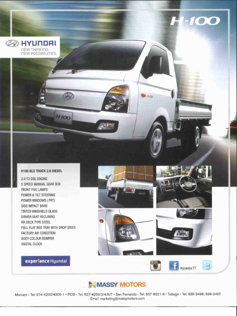 Hyundai h 100 | PDF