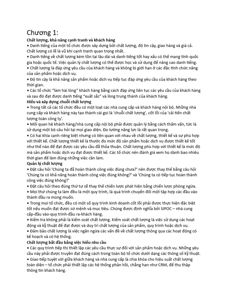 Chương 1 | PDF