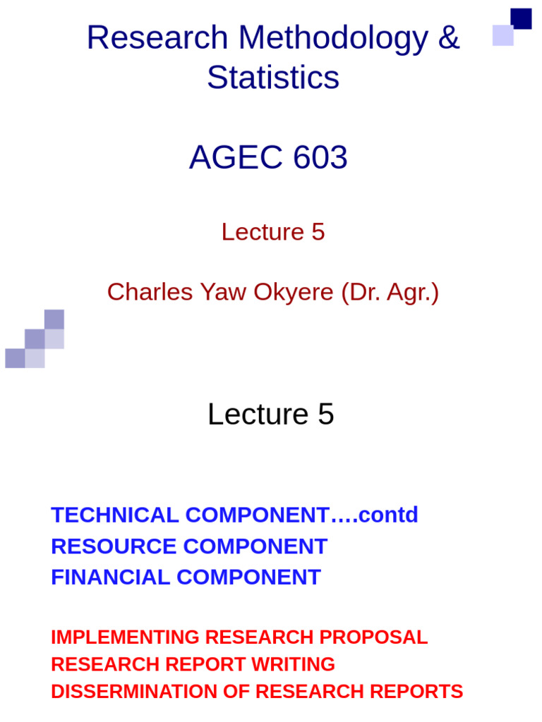 Research Methodology Lecture 5 | PDF | Methodology | Science