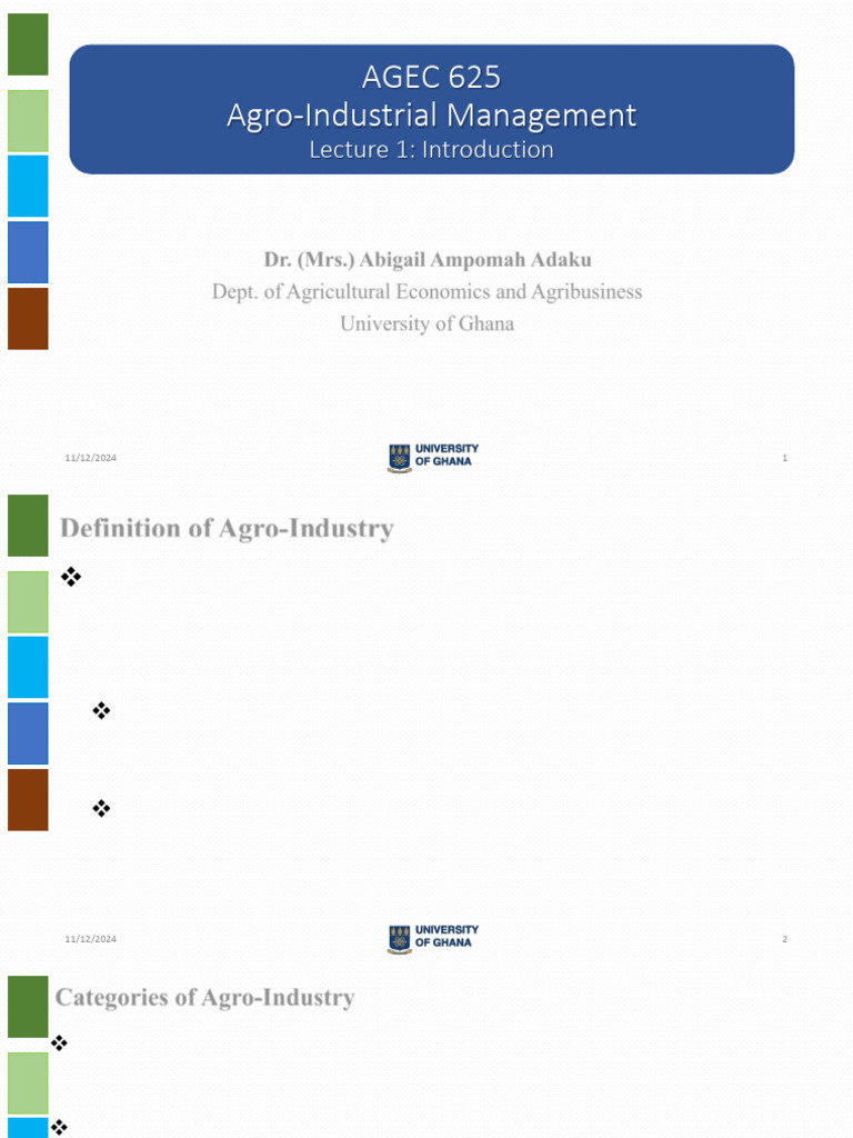 Lecture 1 Course Introduction | PDF | Vegetables | Efficiency