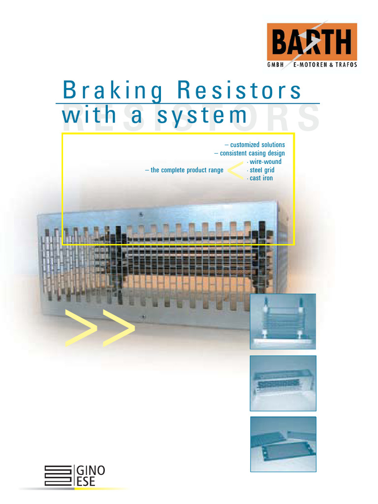 + BARTH GMBH GINO Breaking Resistors | PDF
