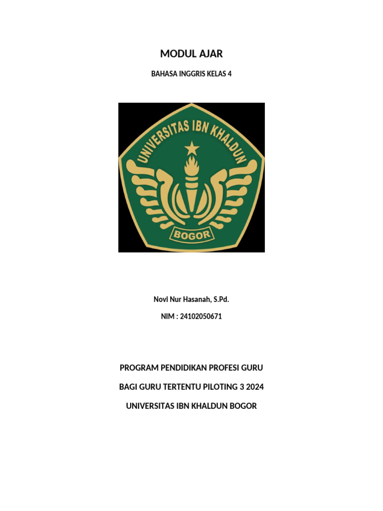 Modul Ajar Fix | PDF