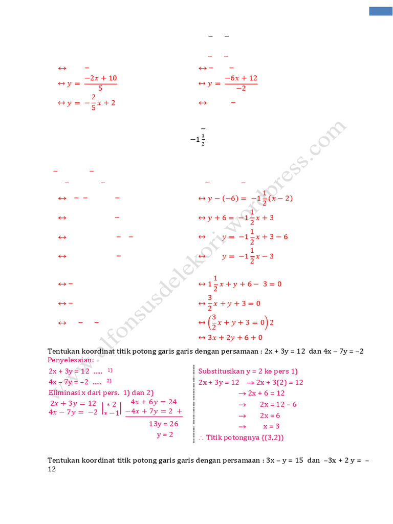 soal-latihan-uh-matematika-persamaan-garis-lurus-kelas-8-smp-pages-5 | PDF