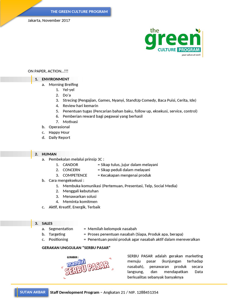 Proposal Green Culture | PDF
