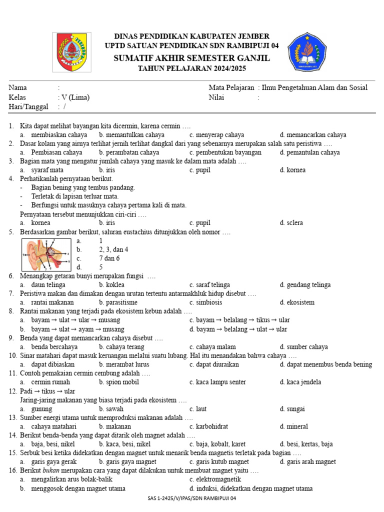 Sas Ipas KLS 5 Ganjil | PDF