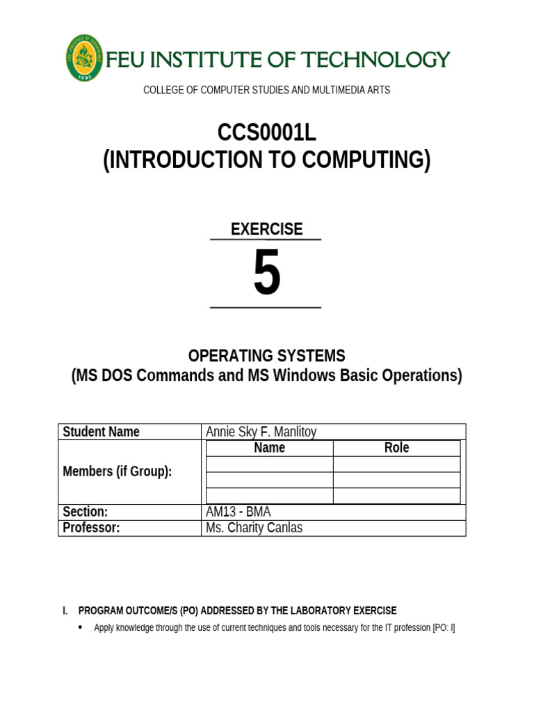 (M5-TECHNICAL1) Software (Operating System) | PDF | Computer File | Operating System