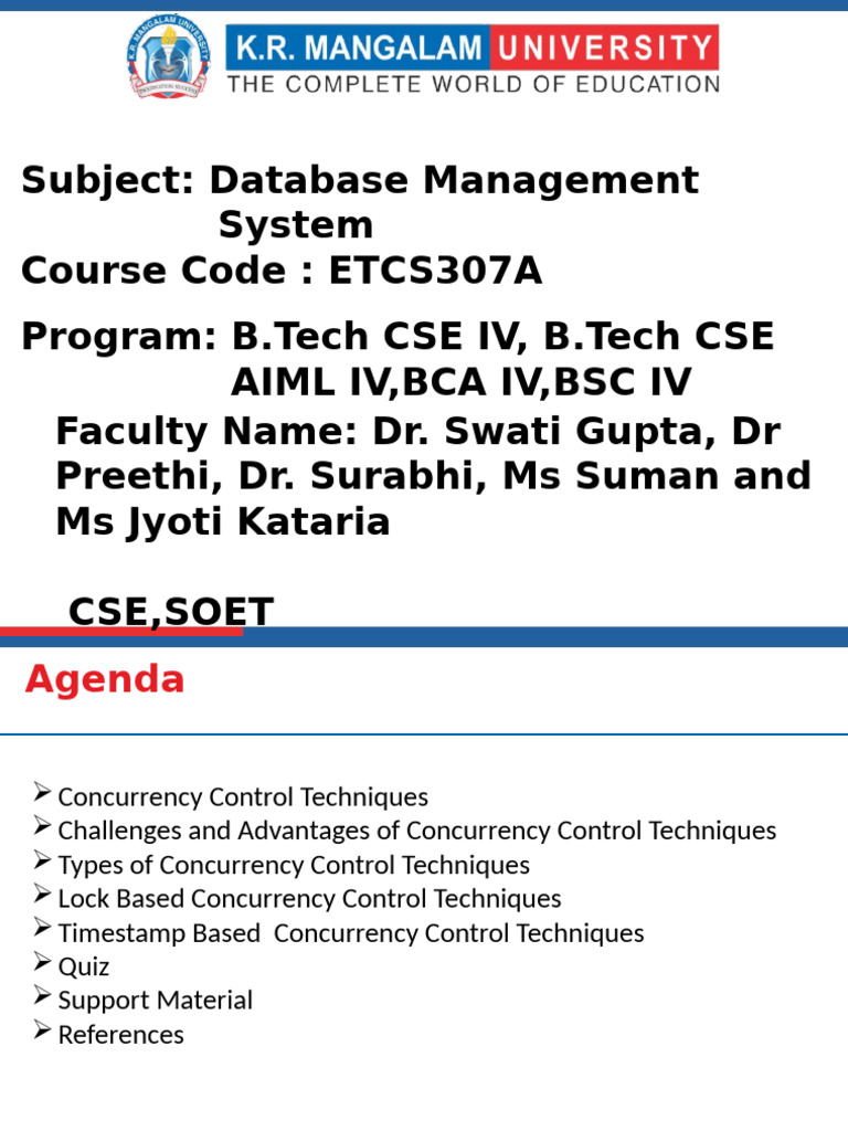 Etcs307a L2 | PDF | Database Transaction | Computing