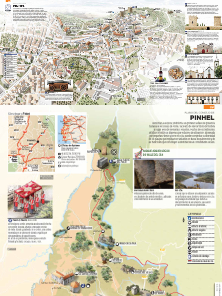 Mapa y Patrimonio de Pinhel, Portugal | PDF | Edades medias | Edificios ...