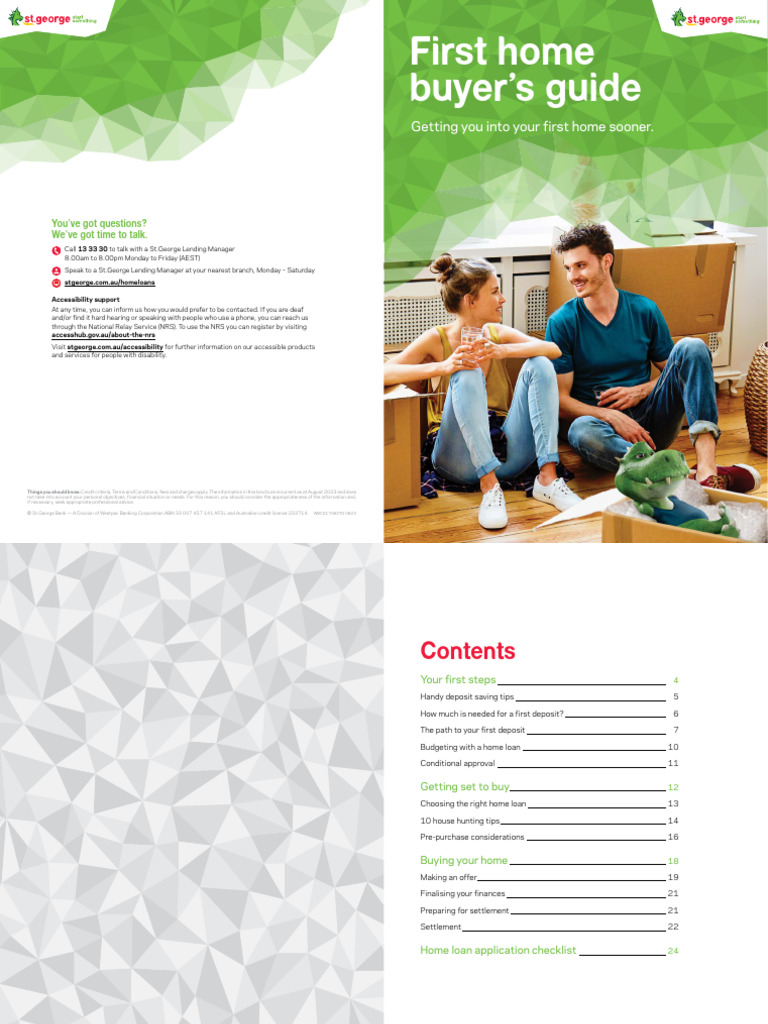 STG First Home Buyer Guide | PDF | Loan To Value Ratio | Mortgages