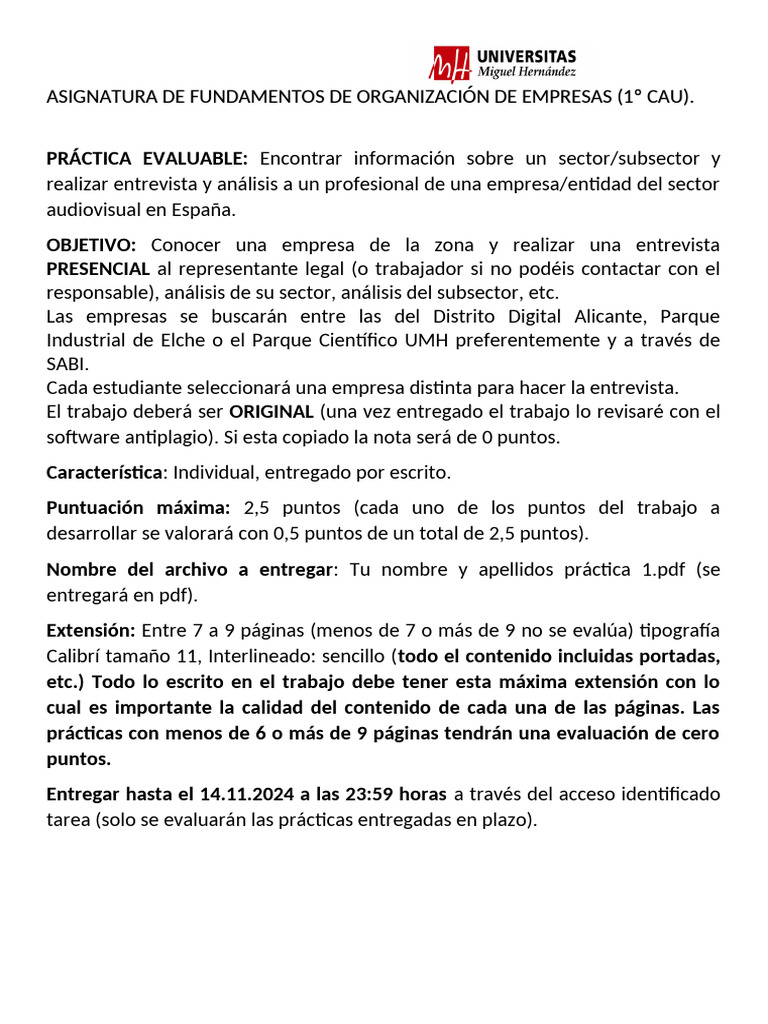 Práctica evaluable 1 FOE 24_25_136f680f333c75596bb5c6468c39ee21 | PDF