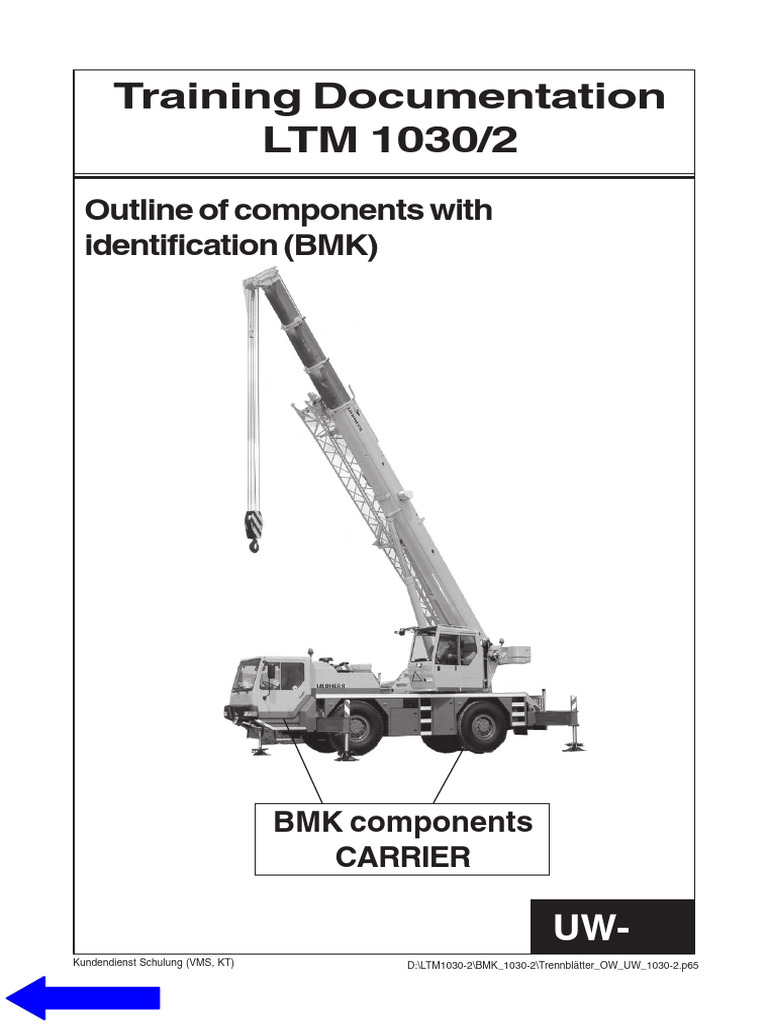 SHB LTM 1030-2 | PDF | Switch | Brake