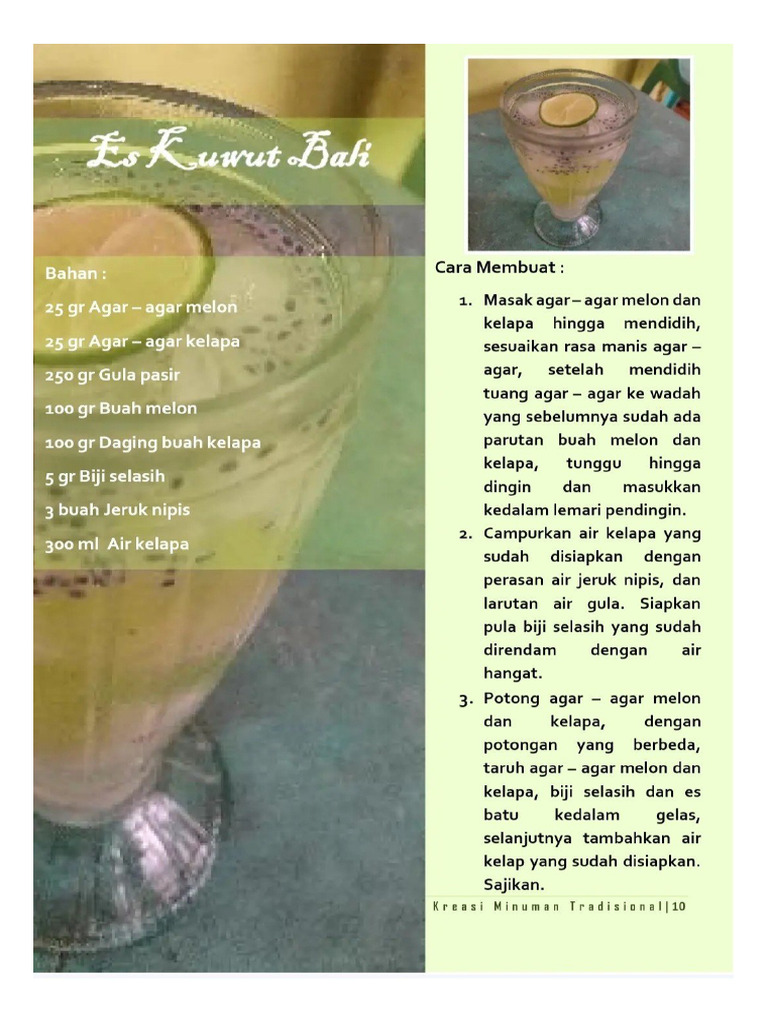 Es Kuwut Bali | PDF