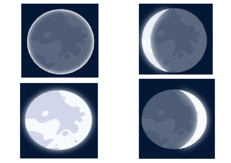 4 fases da LUA | PDF