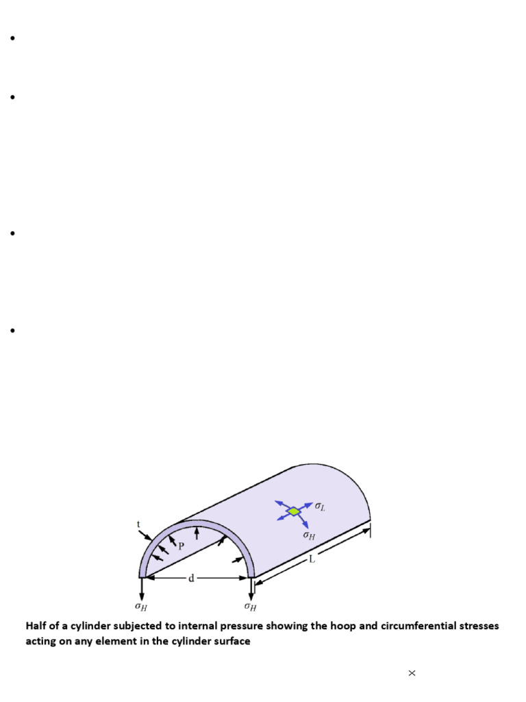 Stress Analysis in Thin Cylinders | PDF | Stress (Mechanics ...