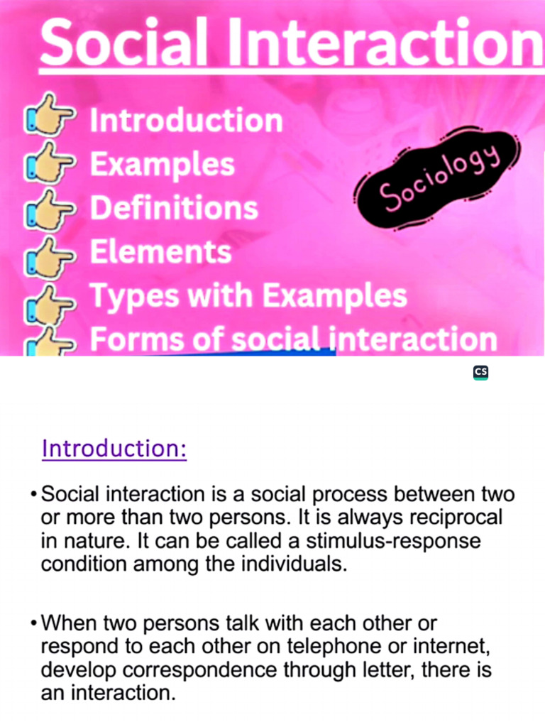 Social Interaction | PDF