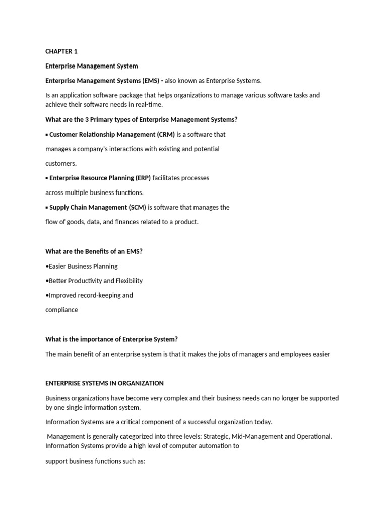 Glaiza Reviewer 2 | PDF | Enterprise Resource Planning | Software ... Glaiza Reviewer 2 | PDF | Enterprise Resource Planning | Software ...
