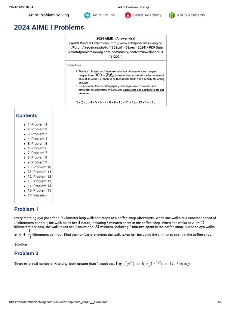 2024I | PDF | Euclidean Geometry | Elementary Geometry