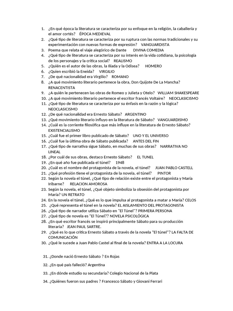 Cuestionario 1 | PDF