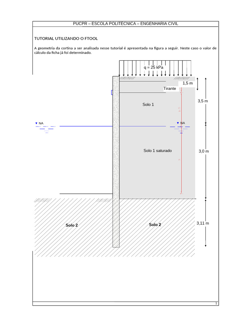 Tutorial Ftool para Engenharia Civil PUCPR | PDF | Engenharia | Flexão ...