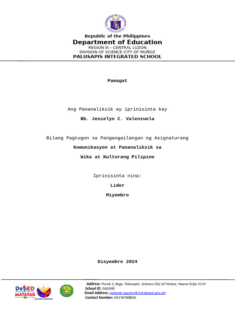 KomPan Research Template | PDF